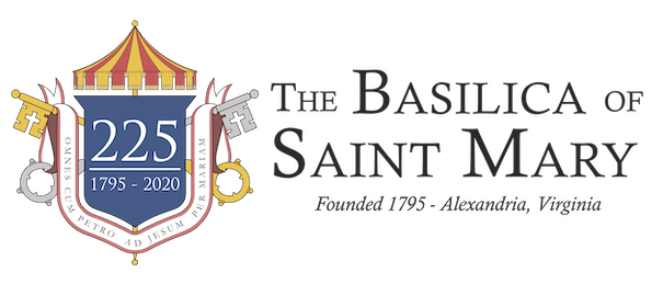 The Basilica of Saint Mary in Old Town Alexandria, Virginia