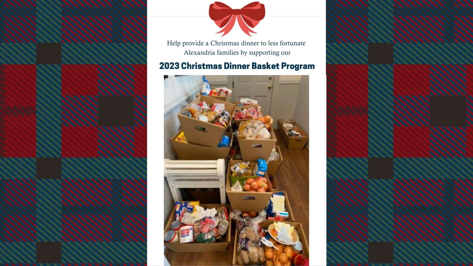 Help Provide a Meal to a Family in Need during the Basilica’s 2023 ...