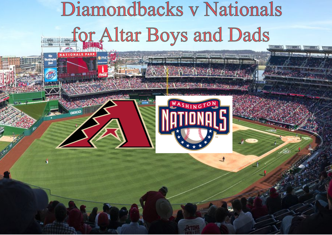 Nationals vs. Diamonds Baseball Game for Altar Boys and Their Dads ...