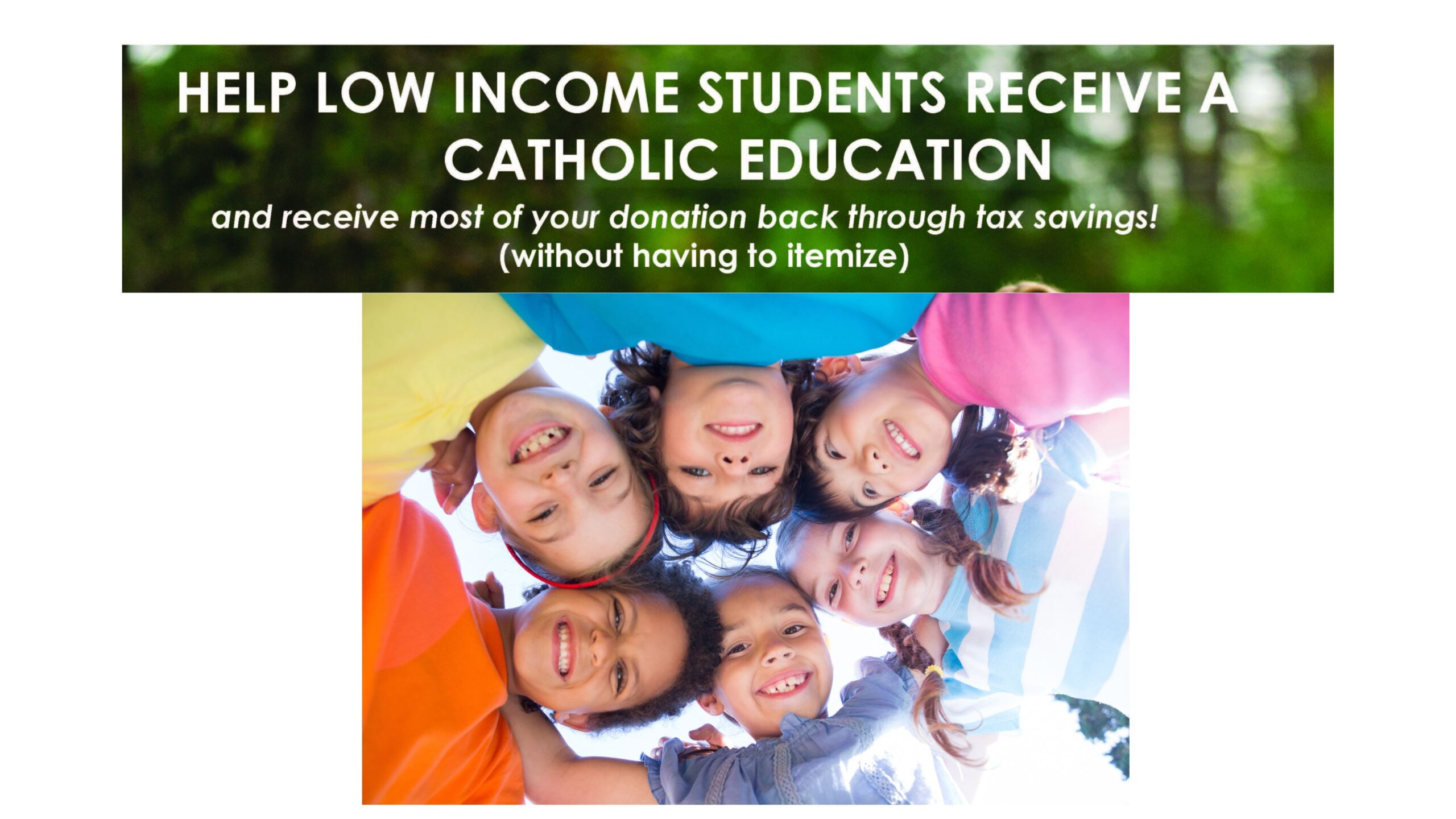 Help Low-Income Students Receive a Catholic Education - The Basilica of ...