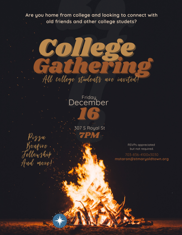 College Gathering - The Basilica of Saint Mary