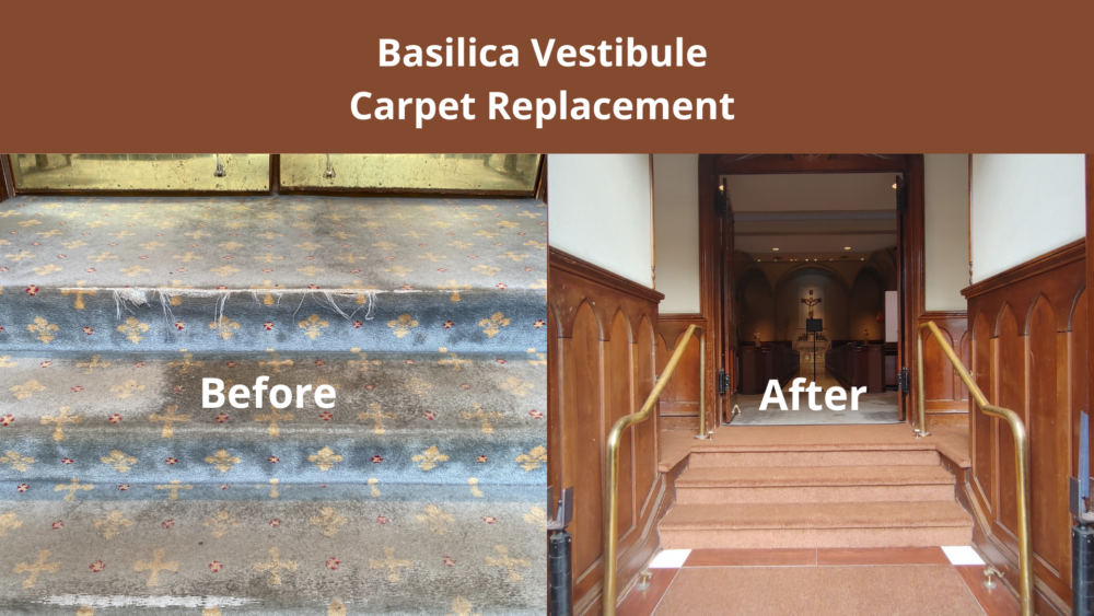 The Beautification of the Basilica Continues with Vestibule Stairs ...