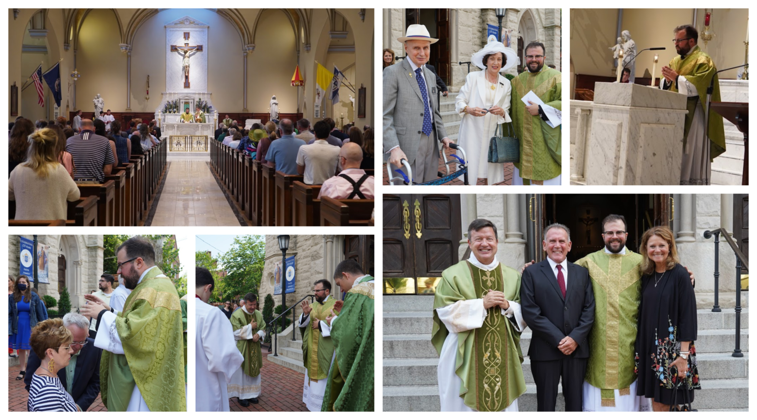 Father Andrew Thornton celebrates Mass of Thanksgiving at Basilica ...