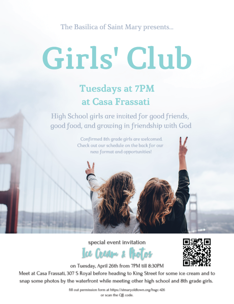 High School Girls' Club to Hold Special Event on April 26, 2022 - with ...
