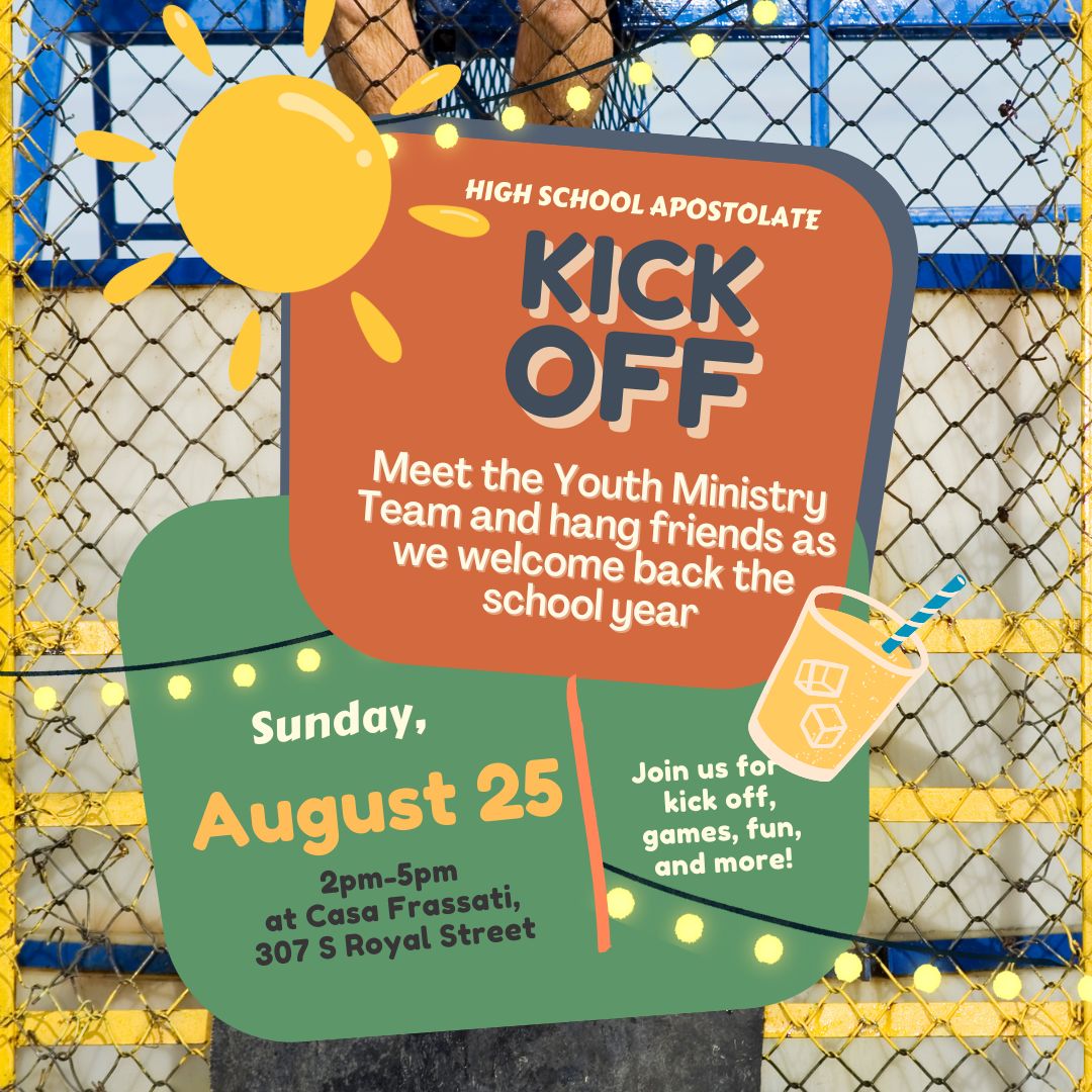 High Schoolers: You’re Invited to a Youth Ministry Kickoff on August 25 ...