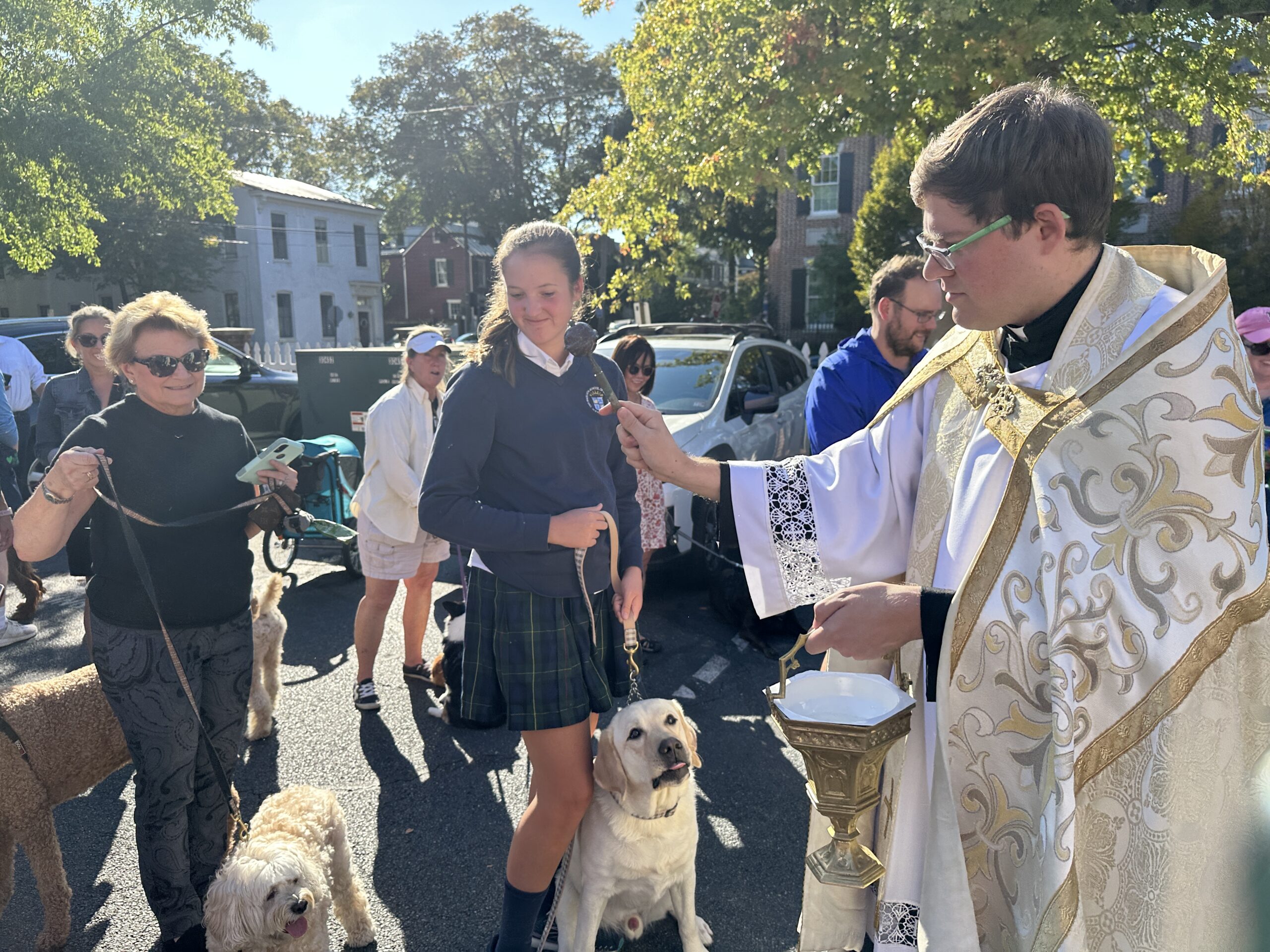 Father Peter Blesses Animals on the 2023 Feast of Saint Francis of ...