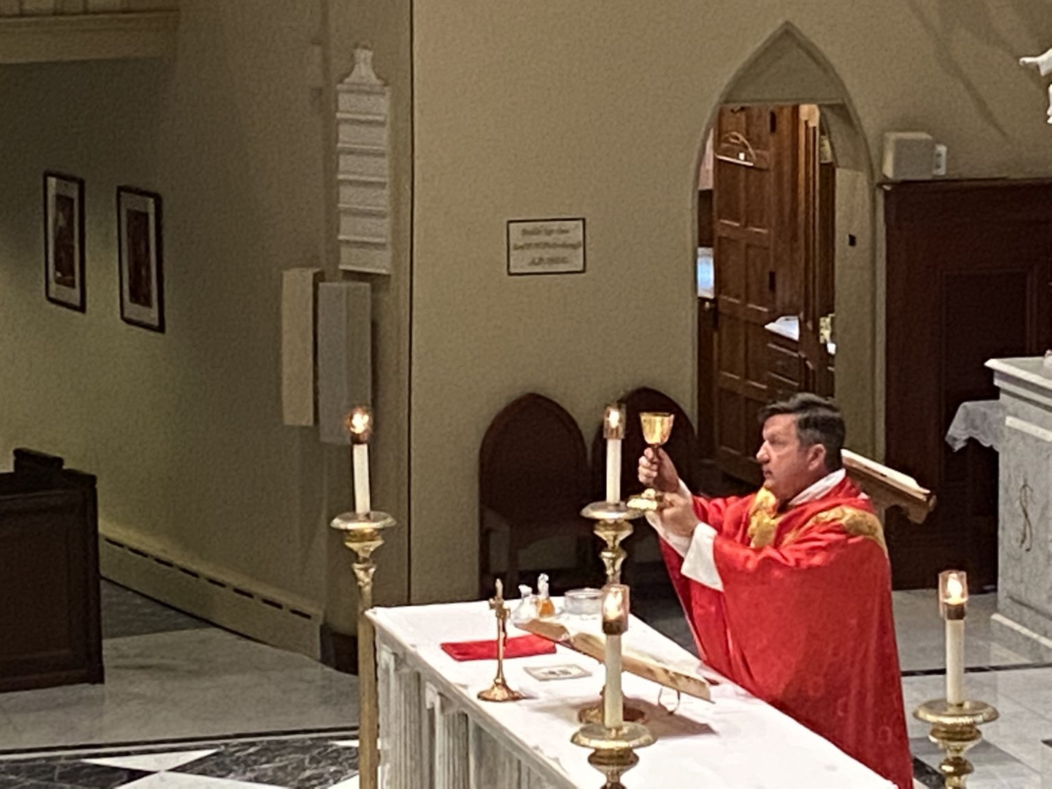 Father Hathaway Welcomes Basilica School Teachers at Mass and at the ...