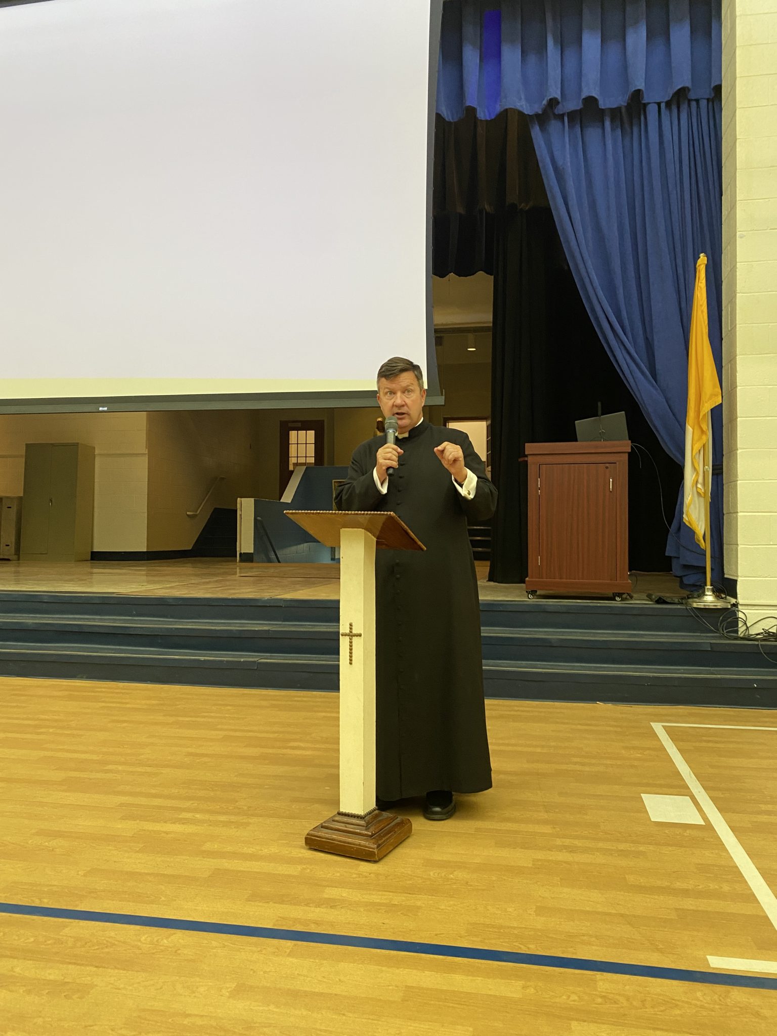 Father Hathaway Welcomes Basilica School Teachers at Mass and at the ...