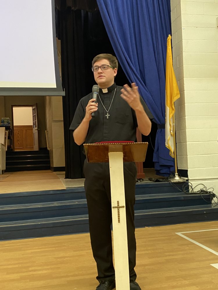 Father Hathaway Welcomes Basilica School Teachers at Mass and at the ...