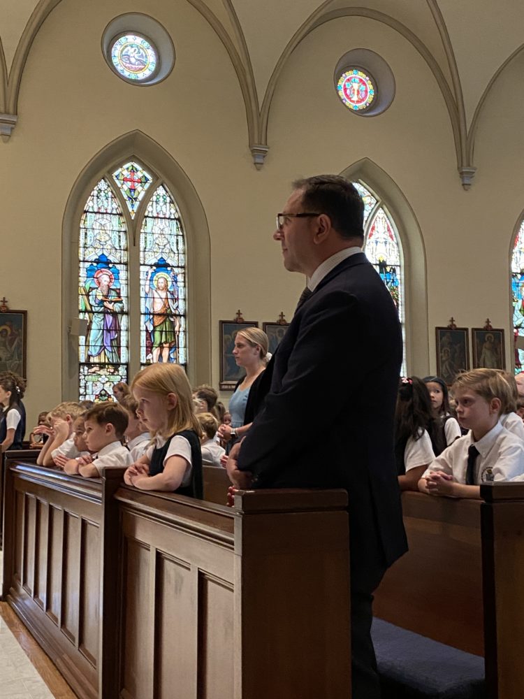 Basilica School Students Attend Mass at the Basilica during the Feast ...