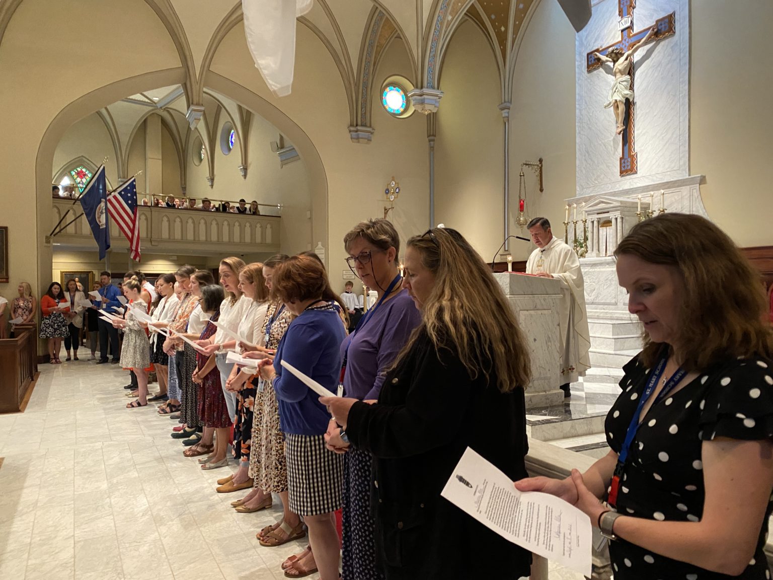 Basilica School Students Attend Mass at the Basilica during the Feast ...