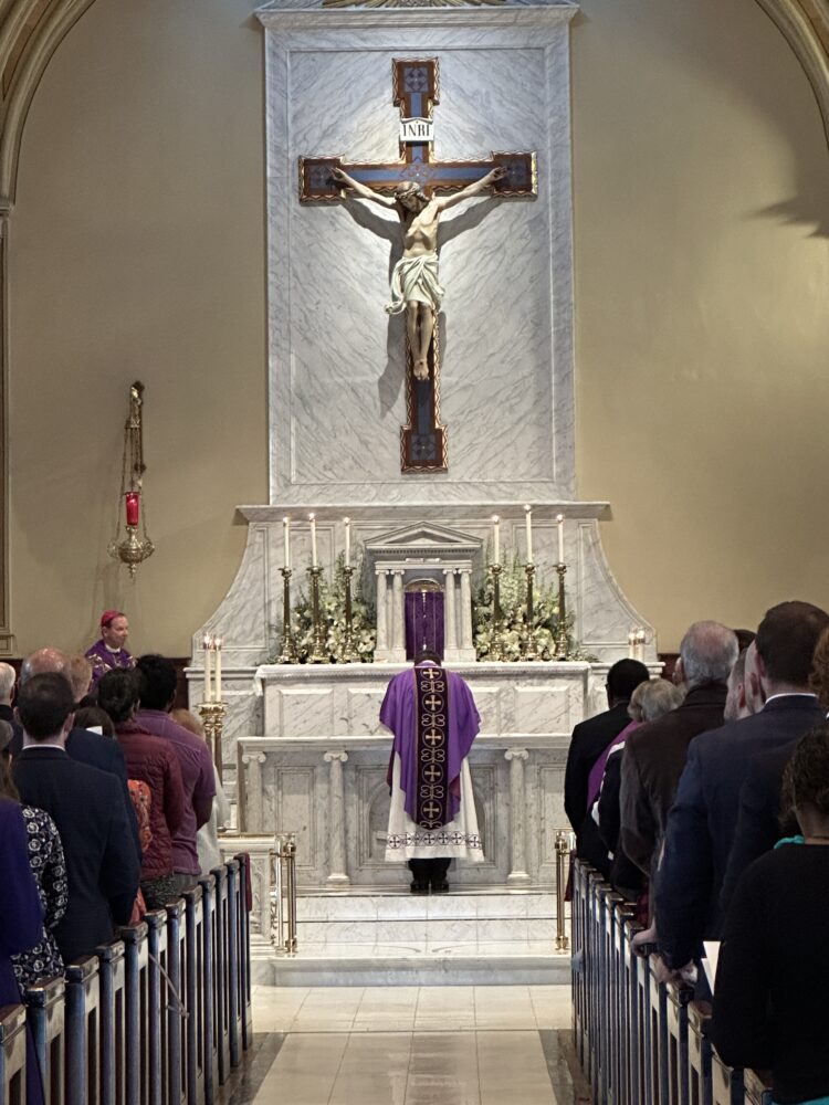 Bishop Burbidge Crowns Our Statue of the Blessed Virgin Mary during an ...