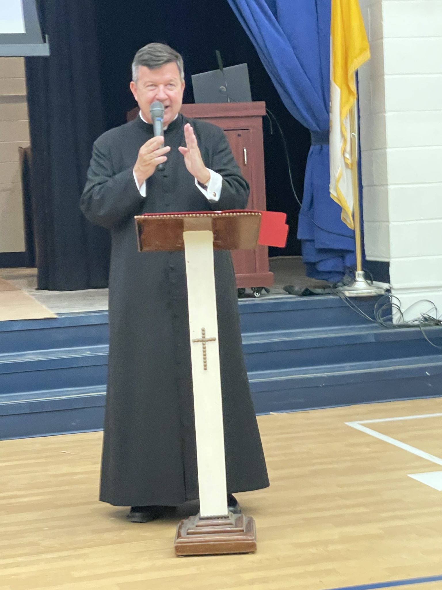 Father Hathaway Welcomes Basilica School Teachers at Mass and at the ...