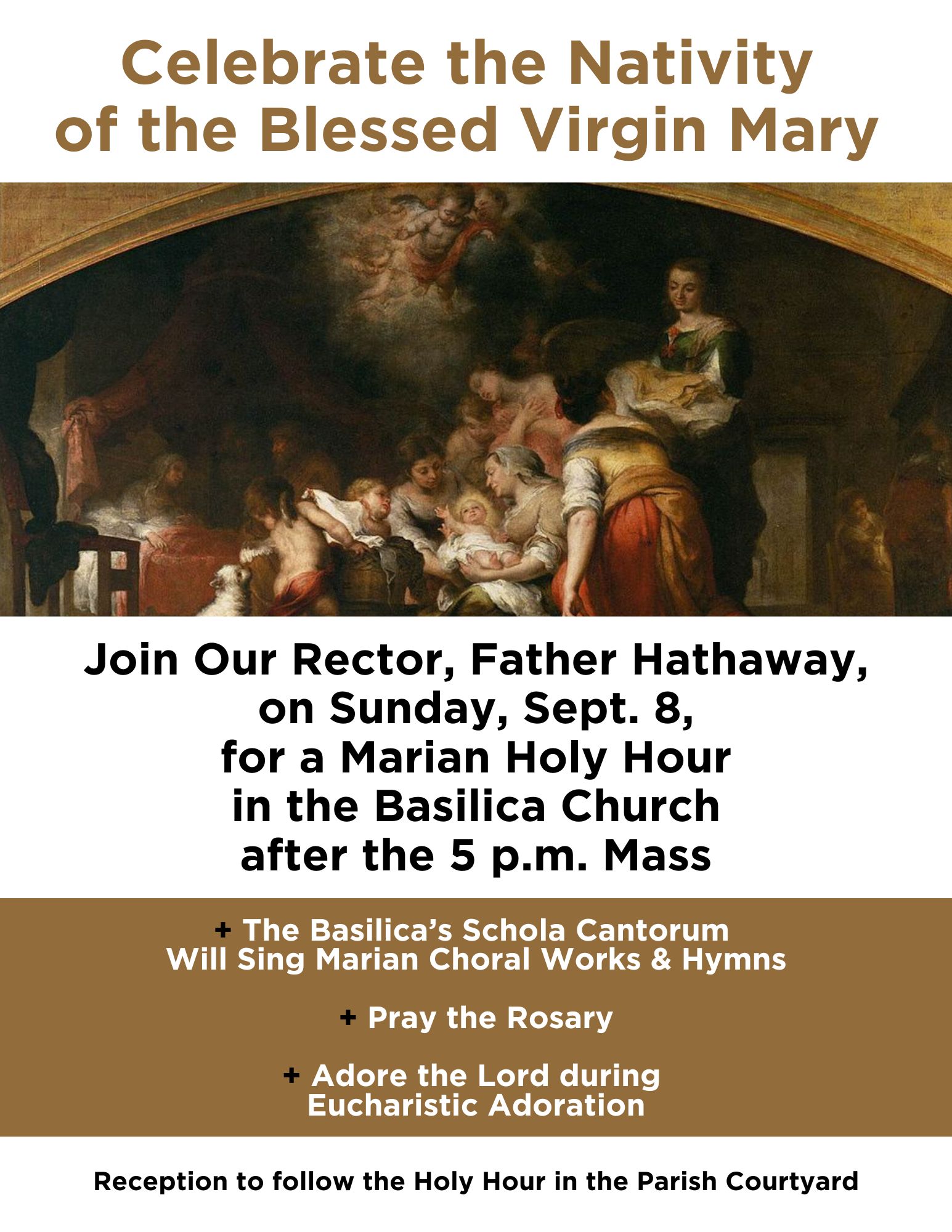 The Basilica to Celebrate the Feast of the Feast of the Nativity of the ...