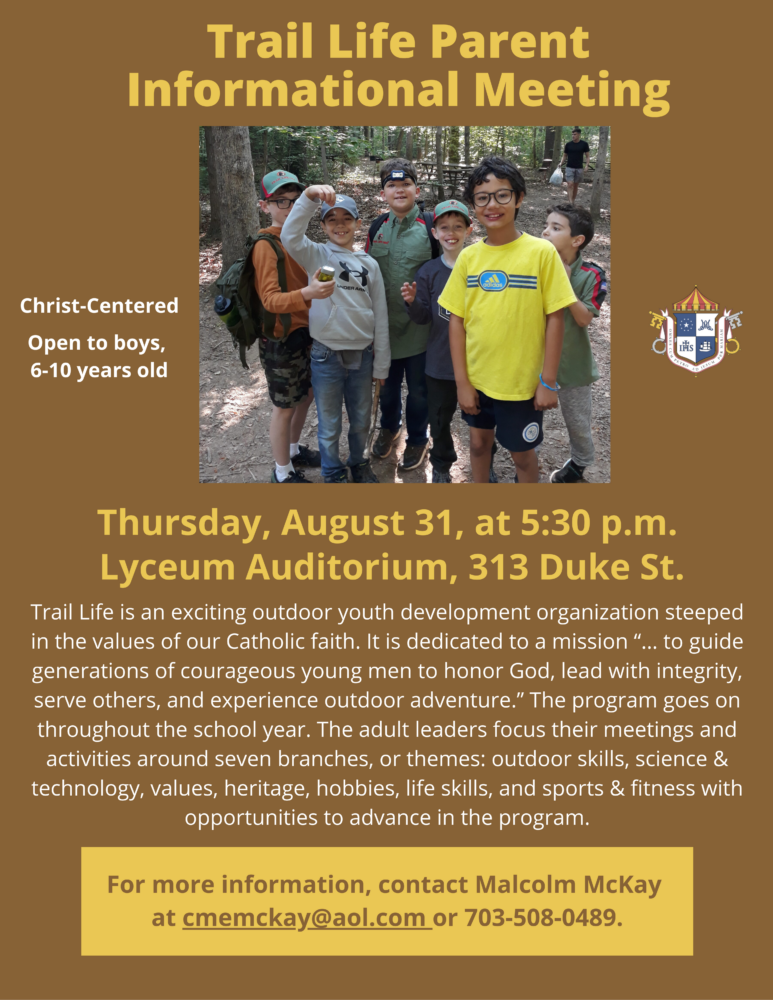 Parents: Learn More about the Trail Life during an Informational ...