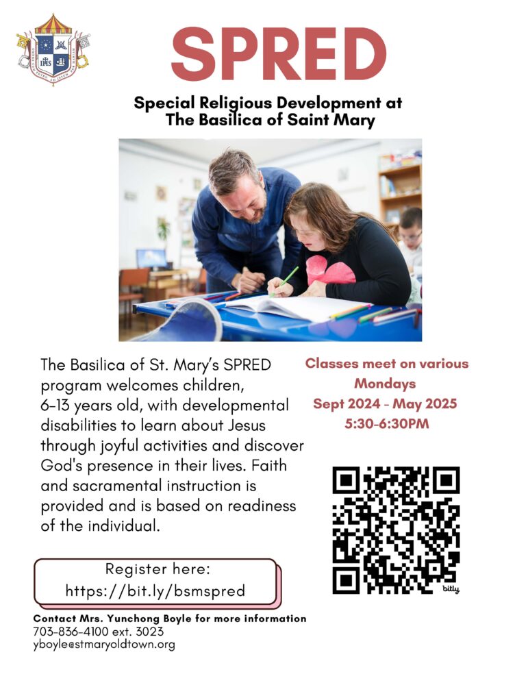 Special Religious Education Development Program (SPRED) Begins on Sept ...