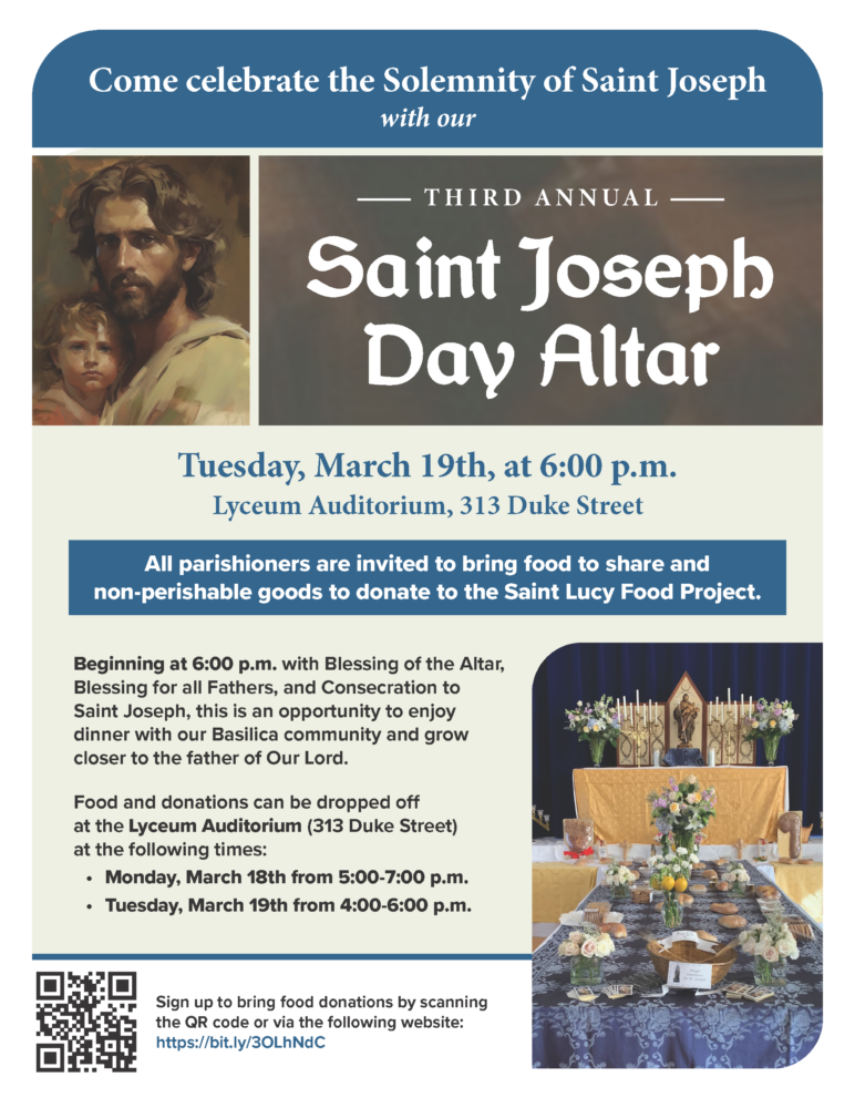 Celebrate the Solemnity of Saint Joseph during the 3rd Annual Saint ...