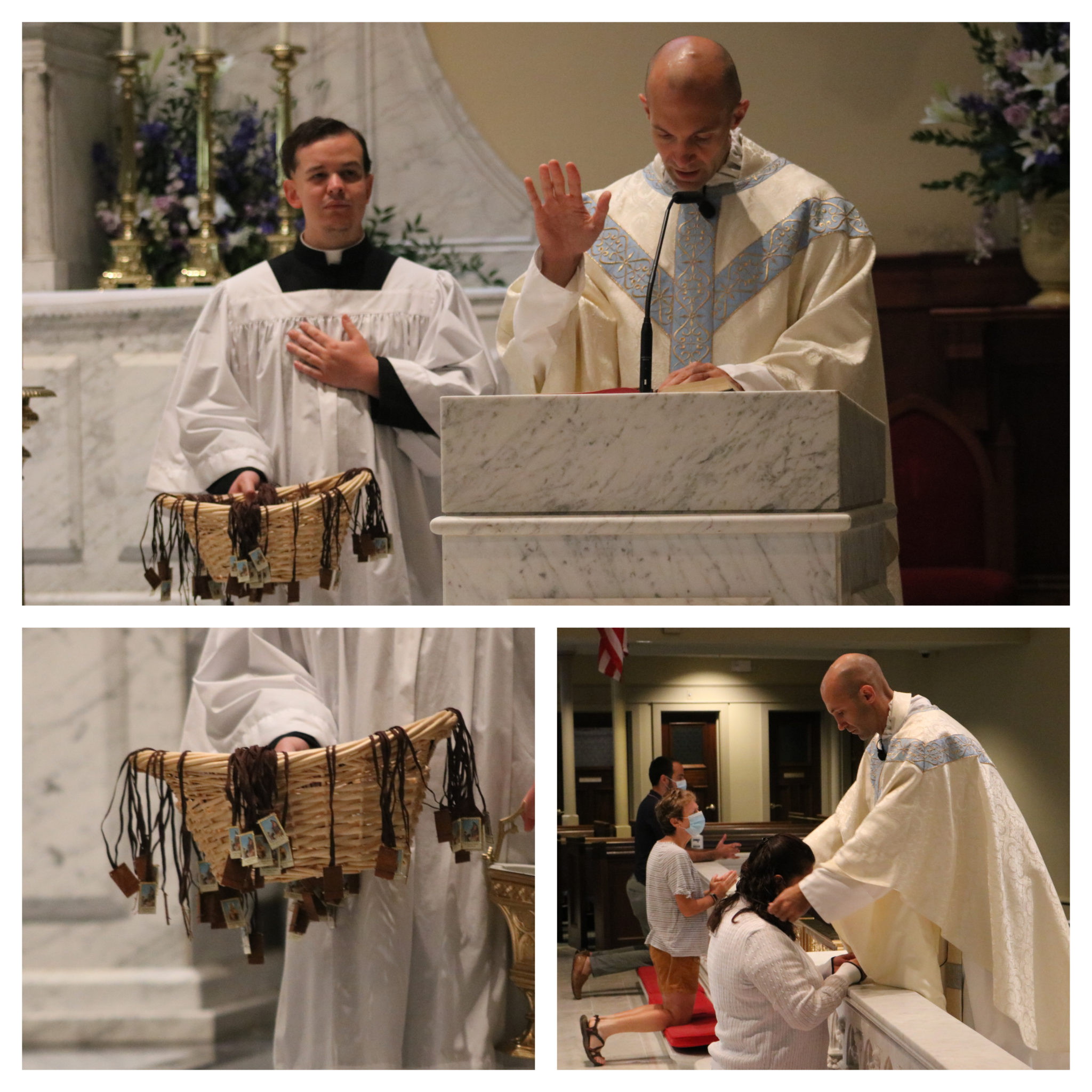 Father David Dufresne explains the purpose of scapulars and other ...