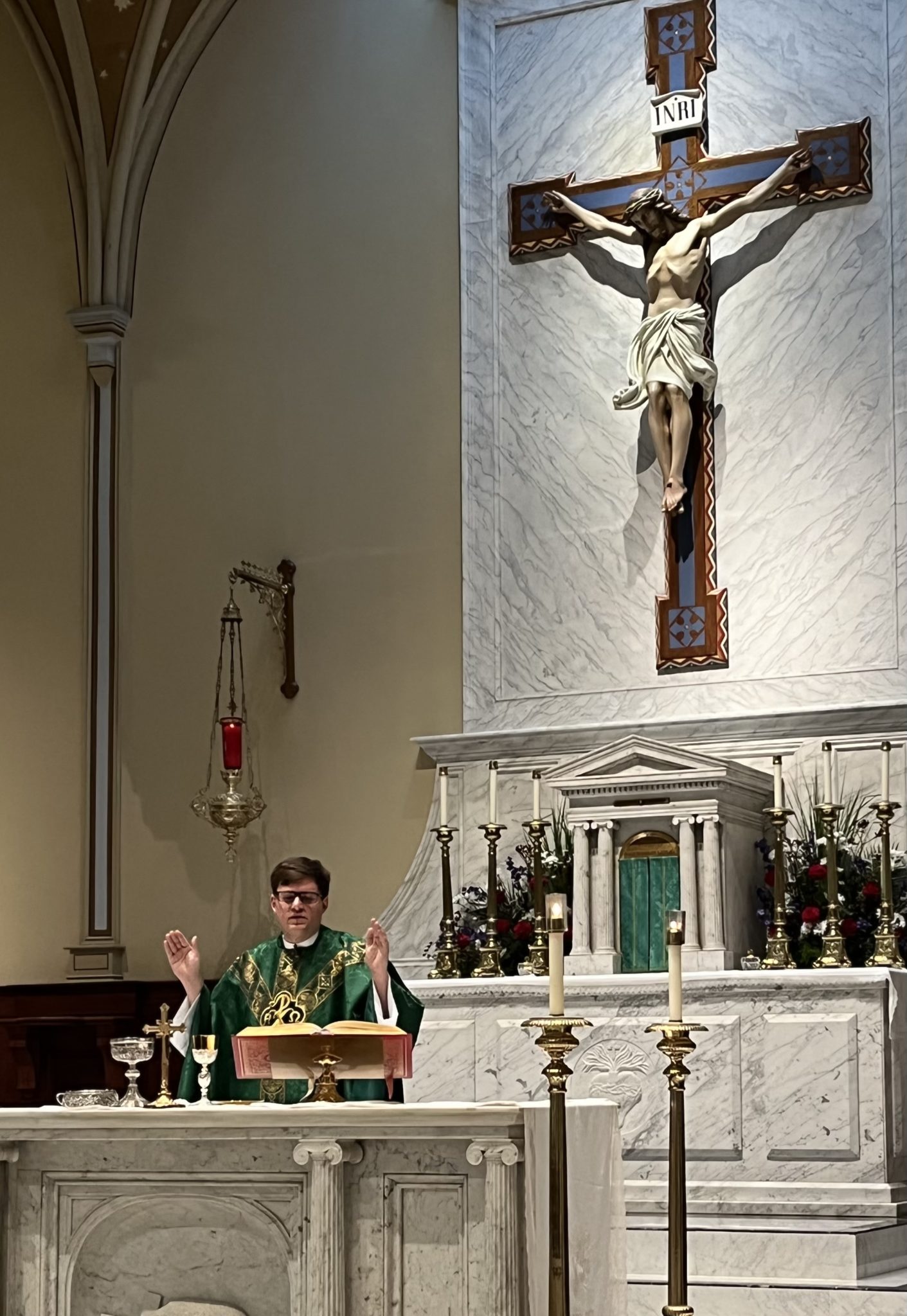 Father Peter Clem Celebrates His First Mass at the Basilica - The ...