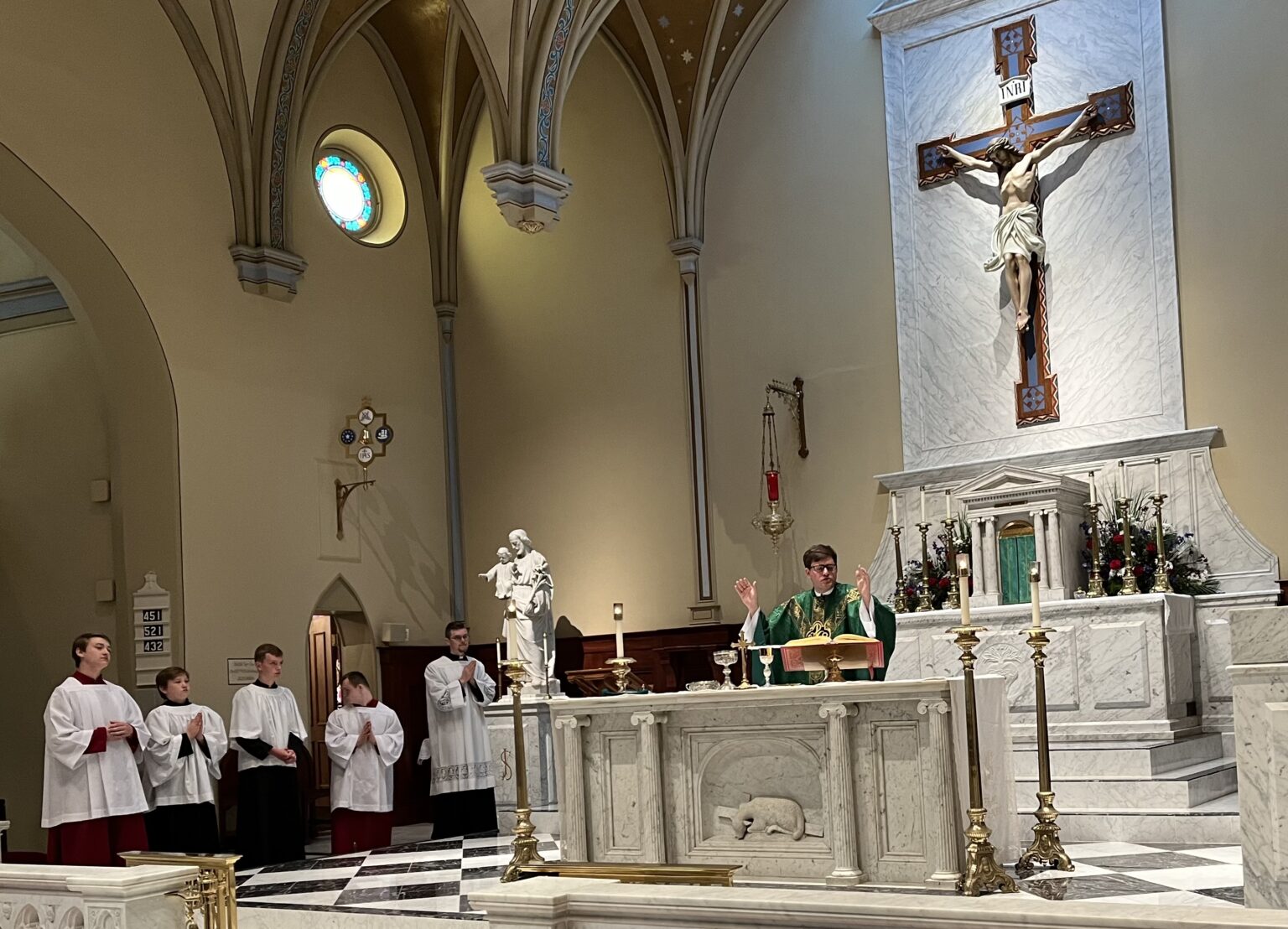 Father Peter Clem Celebrates His First Mass at the Basilica - The ...