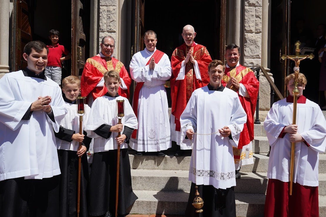 Father O'Farrell Celebrates His First Mass as a Priest in the Basilica ...