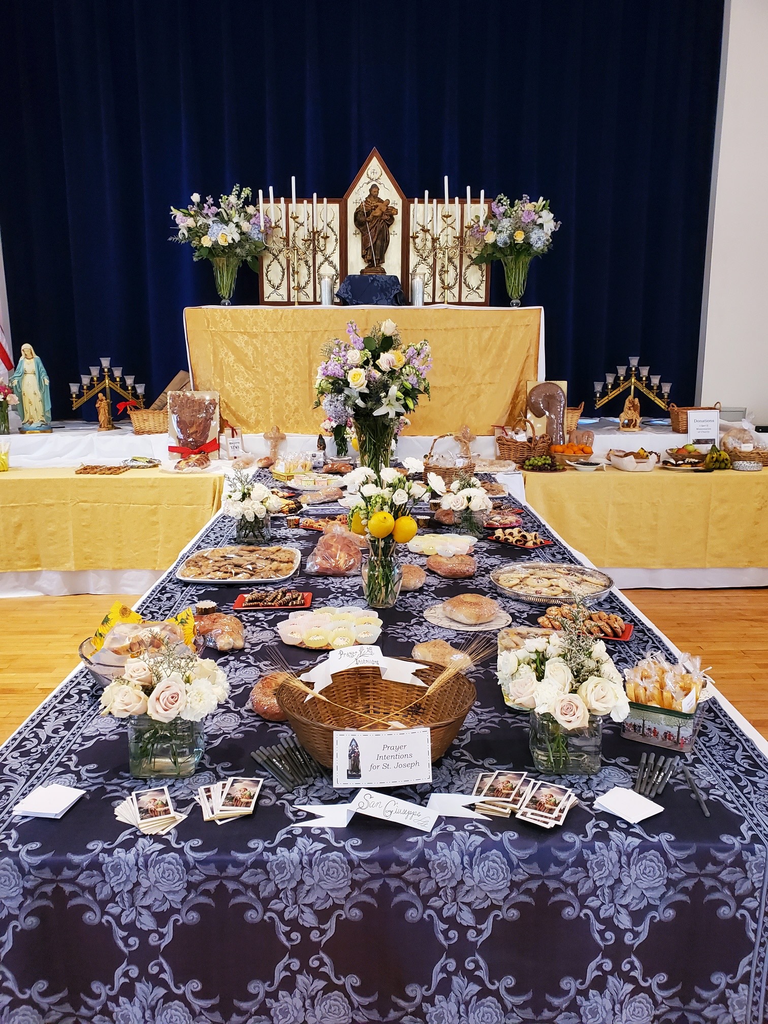 Thank You to All Who Donated Food to Construct the Saint Joseph Altar ...