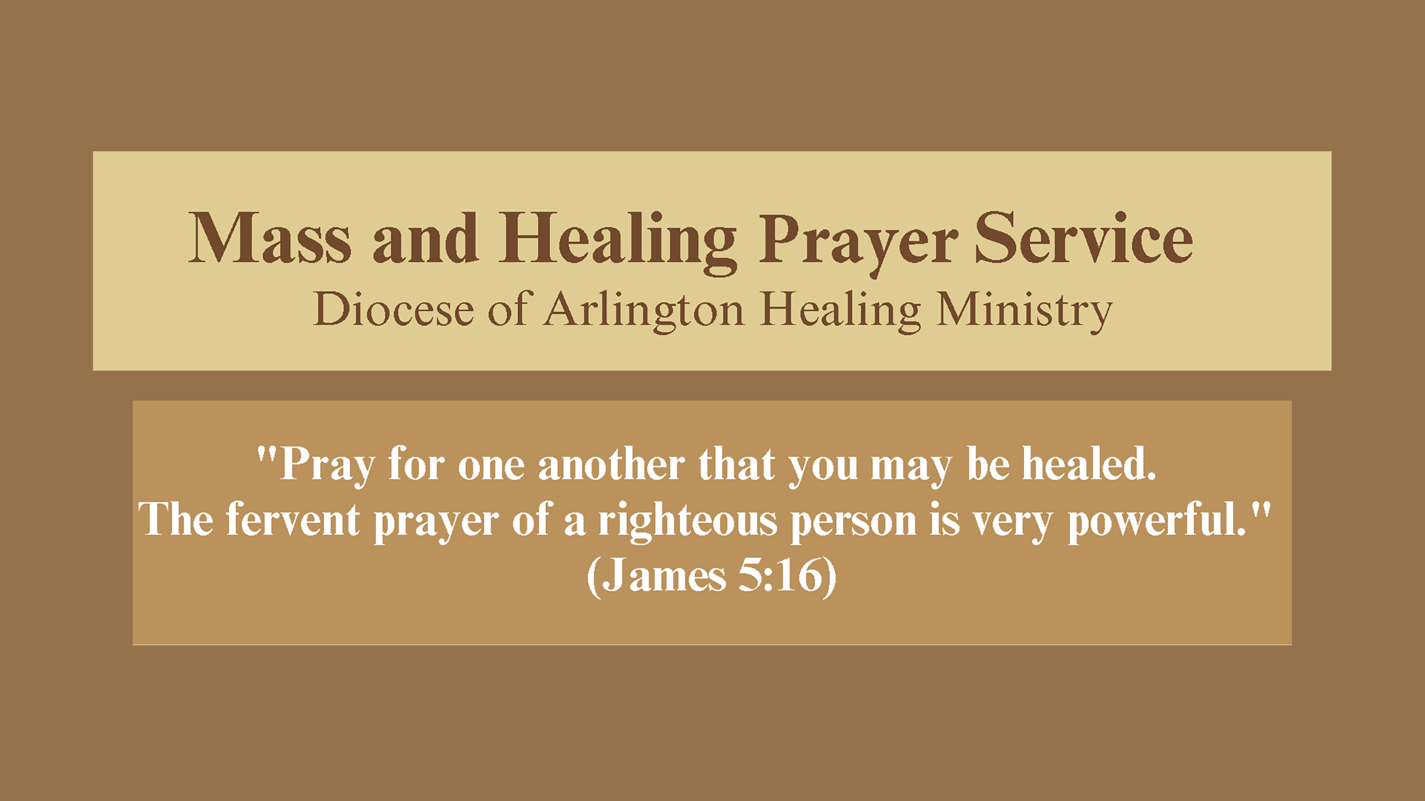 Come to a Mass and Healing Prayer Service in the Basilica on November ...