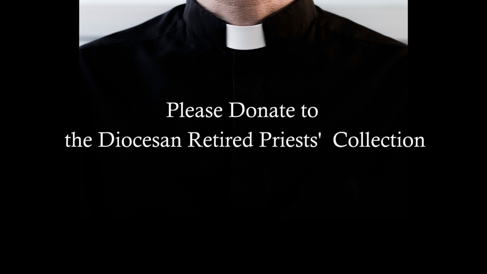 Please Donate to the Second Collection for Diocesan Retired Priests on ...