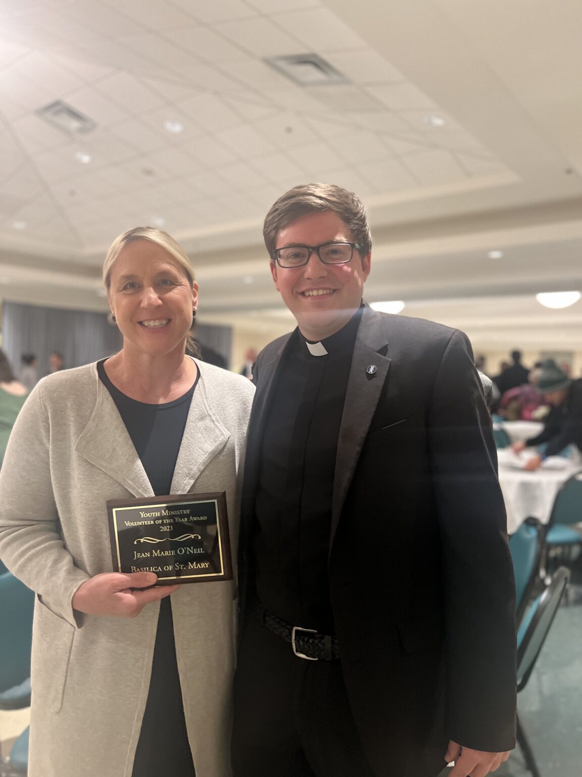Jean Marie O’Neil Wins Volunteer of the Year Award - The Basilica of ...